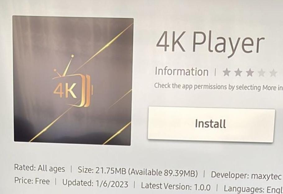 4K PLAYER تحميل التطبيق